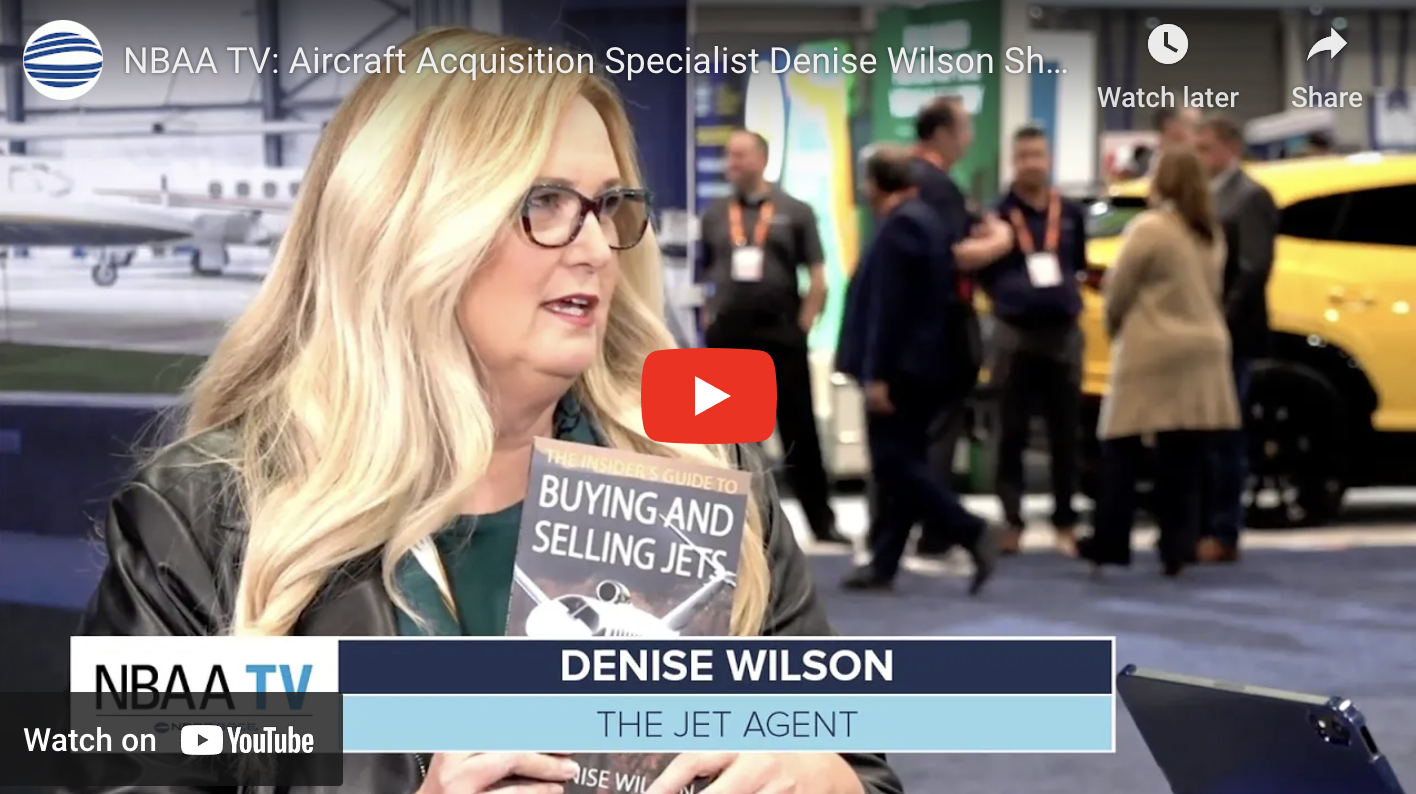 NBAA TV: Aircraft Acquisition Specialist Denise Wilson Shares Insights in New Book The Jet Agent